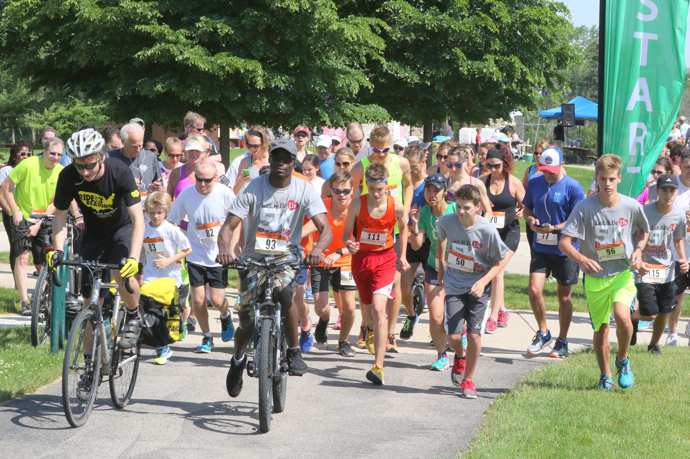 5K Walk/Run & Festival Results & Photographs - Let It Be Us